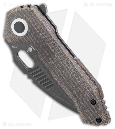 Kizer Mini Paragon Liner Lock Knife Black Micarta - Blade HQ