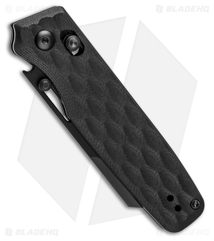 Kizer Task Pocket Knife Black G-10 Reverse Tanto Black 154CM