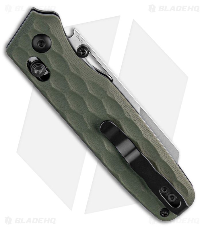 Kizer Task Clutch Lock OD Green G-10 Reverse Tanto SW 154CM