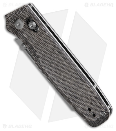 Kizer Task Bar Lock Knife Black Micarta Reverse Tanto Satin