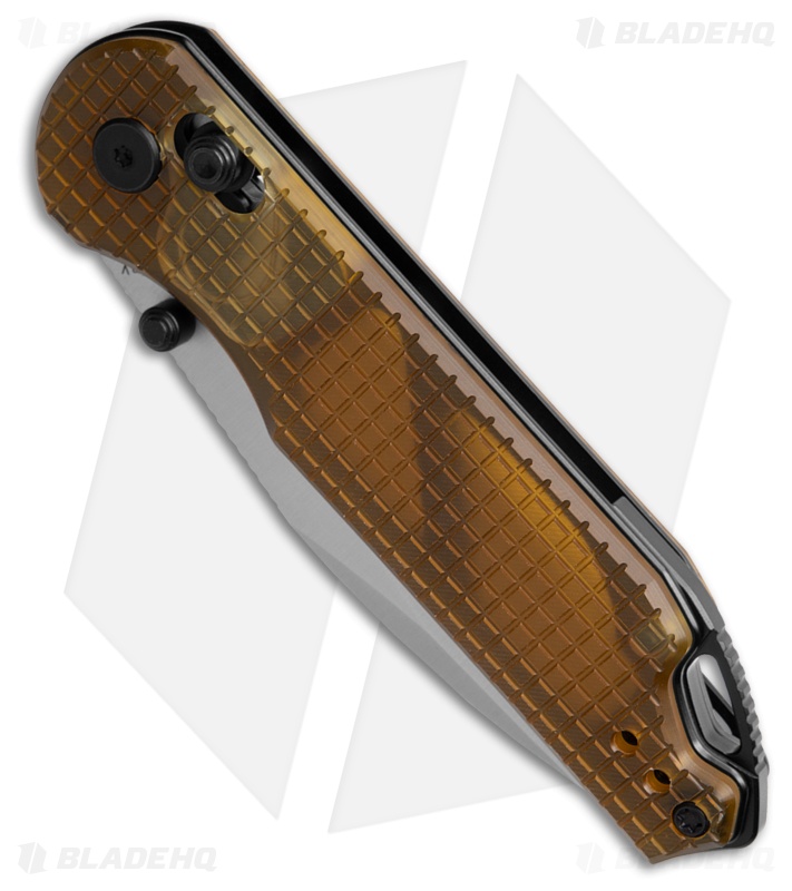 Kizer Assassin Clutch Lock Knife Yellow PEI Satin Nitro-V