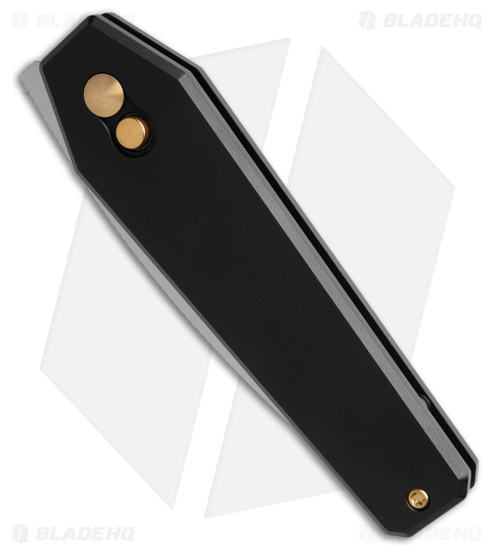 Kizer Tomb Black Al Drop Point Satin Nitro-V