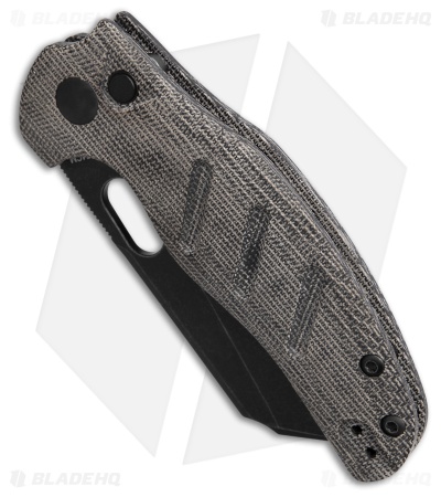 Kizer Sheepdog C01C Button Lock Black Micarta - Blade HQ