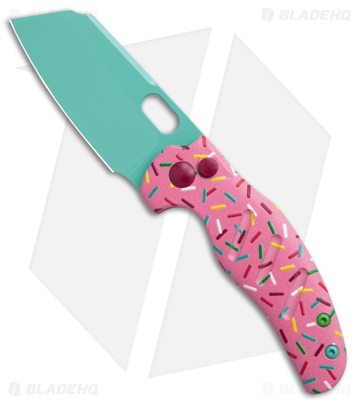 Kizer Mini Dessert Warrior Sheepdog Knife Pink/Sprinkles