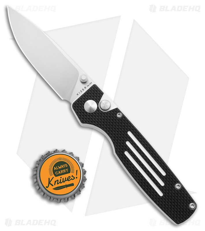 Kizer Vanguard Original Knife Black/White G-10 - Blade HQ