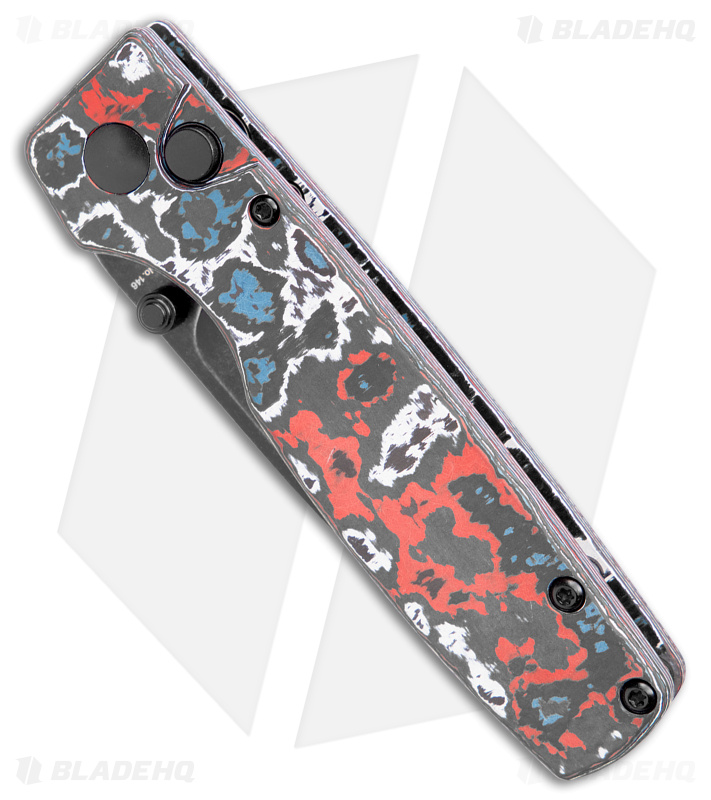 Kizer Vanguard Original Button Lock Knife FatCarbon-Blade HQ