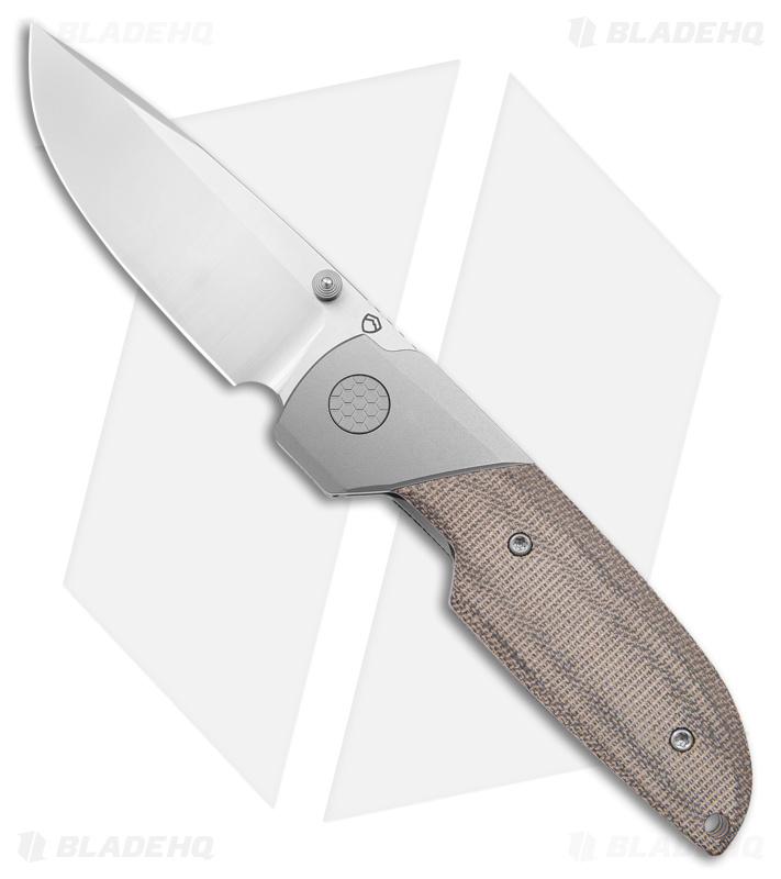 Matsey Basilisk Frame SW w/ Green Micarta (Satin) - Blade HQ