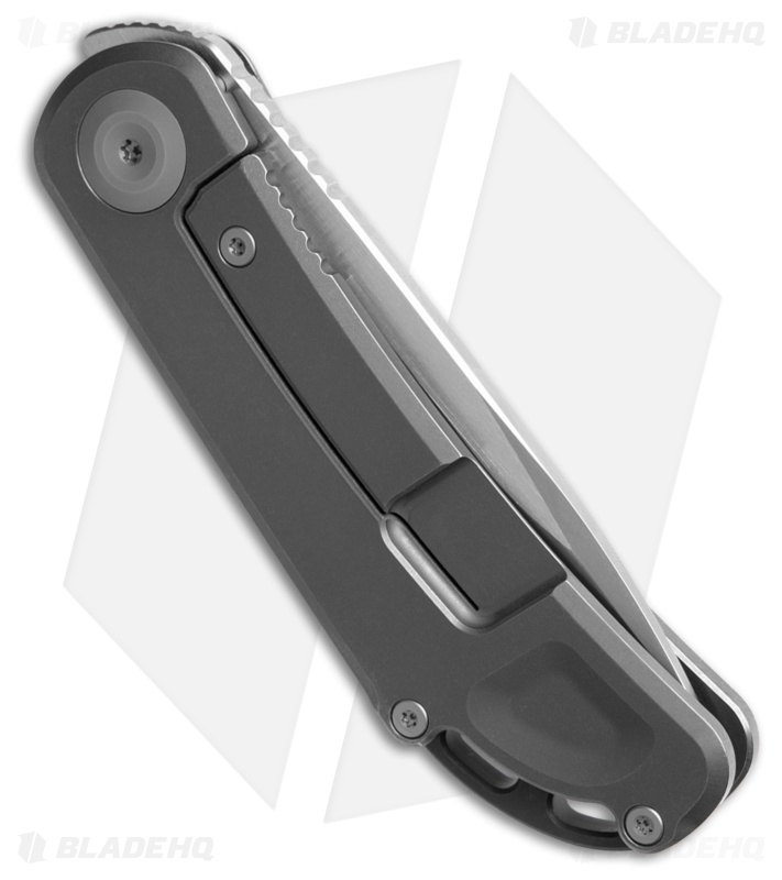 Maxace Knives Big Fella Knife Stonewashed Ti MagnaCut Satin