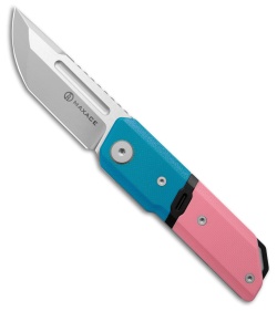 Maxace Knives Capsule II Knife | Blue/Pink G-10 + Satin