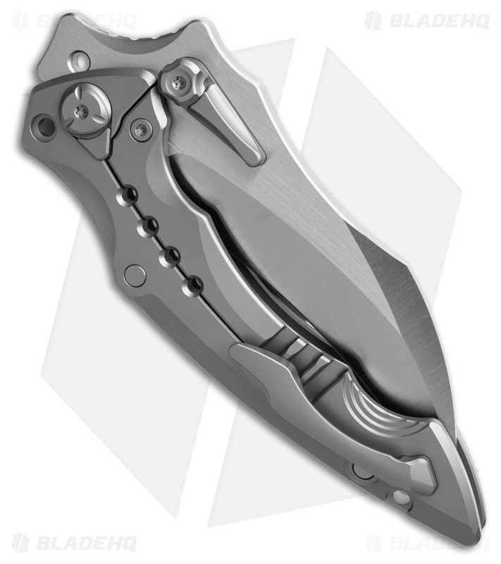Maxace Hela Karambit Frame Lock Knife Titanium Satin M390