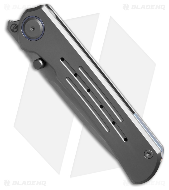 Maxace Knives Peregrine II Knife Sand Blasted Titanium Satin