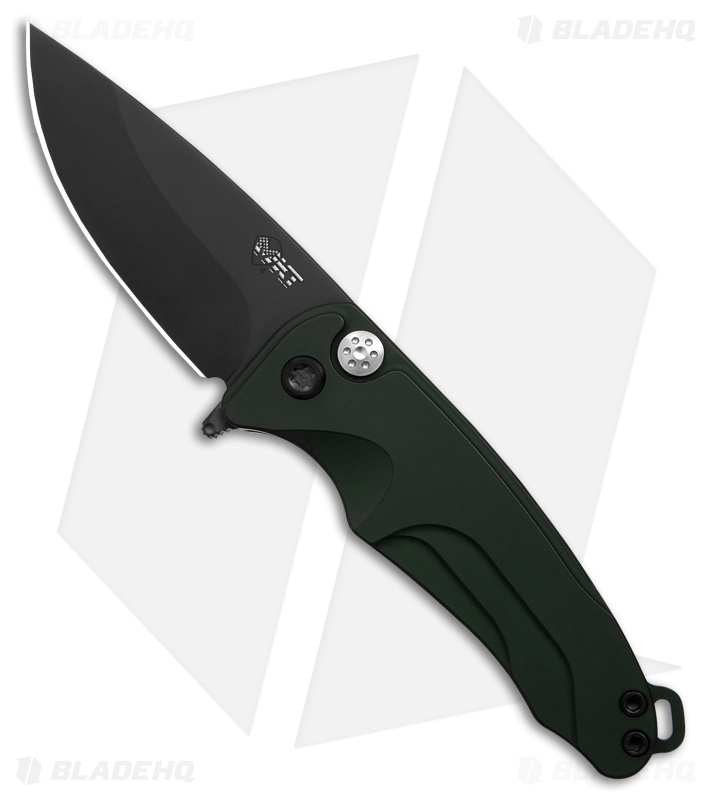 Medford Smooth Criminal Knife | OD Green + Black | Blade HQ