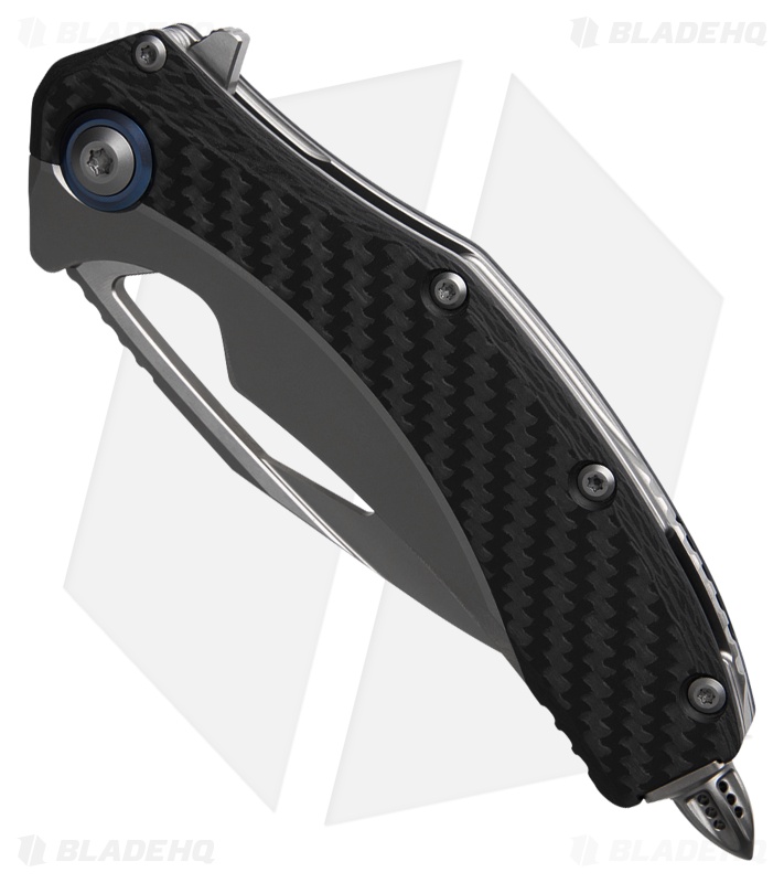 Microtech Matrix Frame Lock Knife CF/Ti + Bead Blast