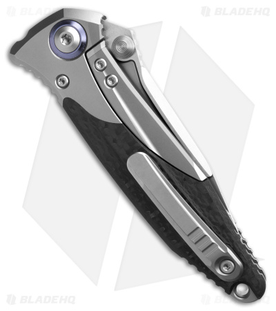 Microtech Socom Bravo Knife Black Ti/CF (4" BB) - Blade HQ