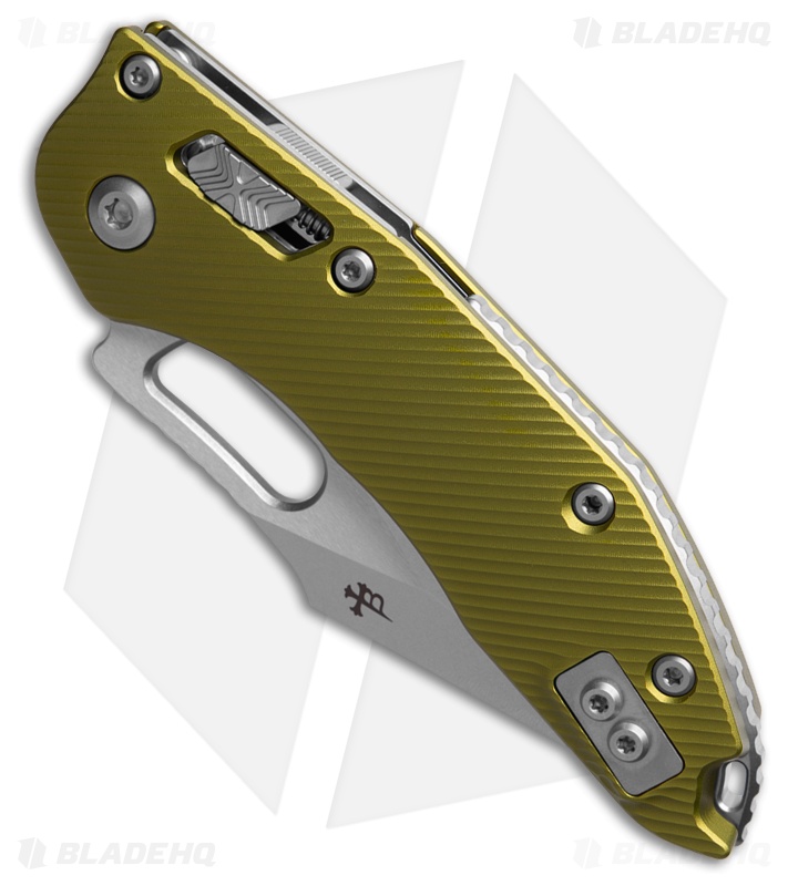 Microtech Stitch Pocket Knife OD Green Aluminum SW M390MK