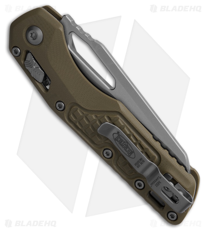 Microtech MSI Knife Frag OD Green G-10 SW Full Serr