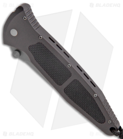 Microtech Socom Liner Lock Knife Black Aluminum - Blade HQ