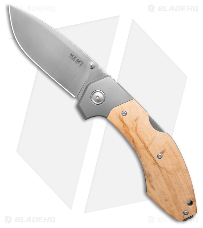 MKM Hero Pocket Knife Olive Wood Satin
