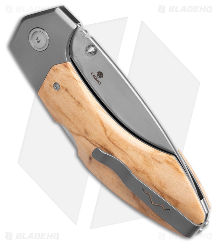 MKM Hero Pocket Knife Olive Wood Satin
