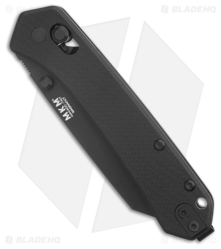 MKM Yipper Crossbar Lock Black G-10 Sheepsfoot Black