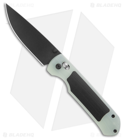 Ohlone Knives Goat AXL Jade/Black G-10 (Black) - Blade HQ