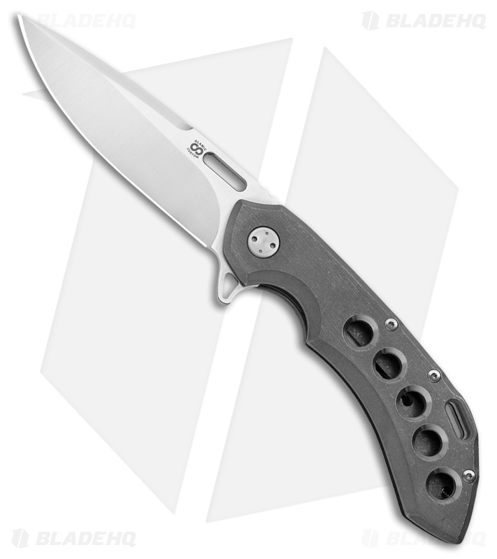 Olamic Wayfarer 247 Purist Knife Kinetic Mist Ti - Blade HQ