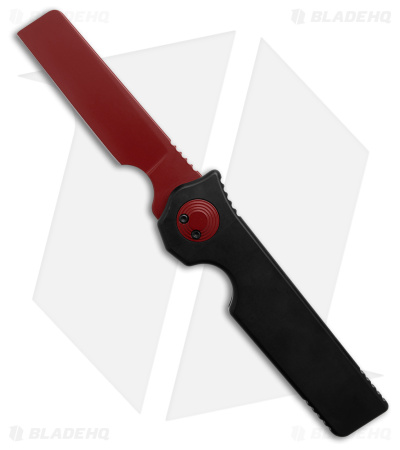 Paragon Krazor Gravity Knife Black Alum (Red) - Blade HQ
