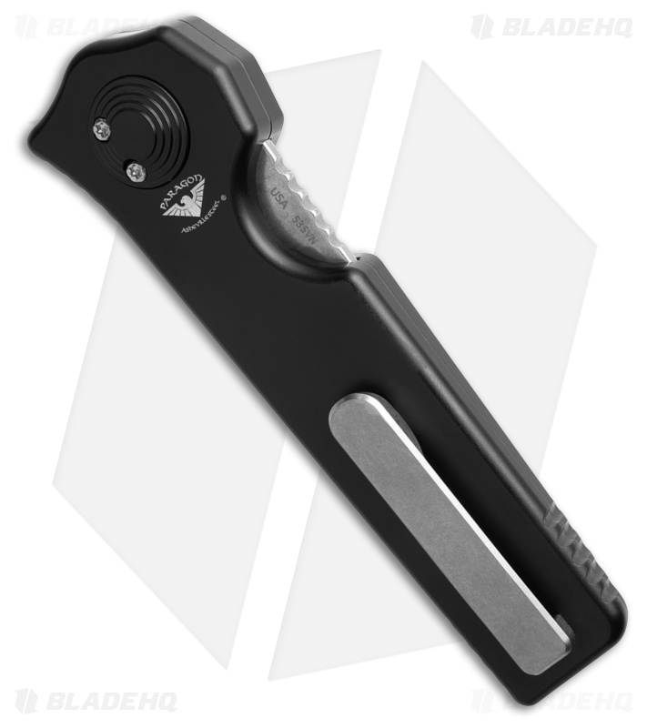 Paragon Krazor Gravity Knife Black Aluminum - Blade HQ