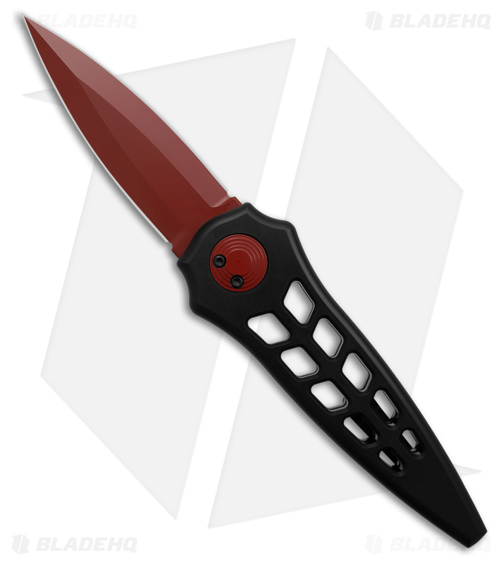 Paragon Enchanter Gravity Knife Skeletonized Black/Red