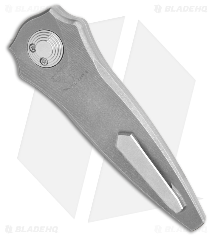 Paragon Warlock Folding Titanium (3.9" Satin) - Blade HQ