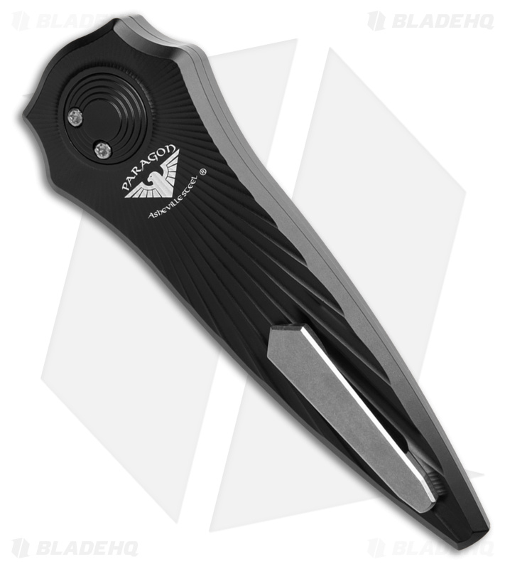 Paragon Warlock-X Knife Anodized Black | Satin 2 Groove