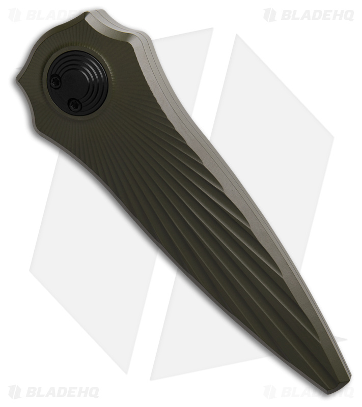 Paragon Warlock-X Knife Star Burst OD Green Tapered 2 Tone