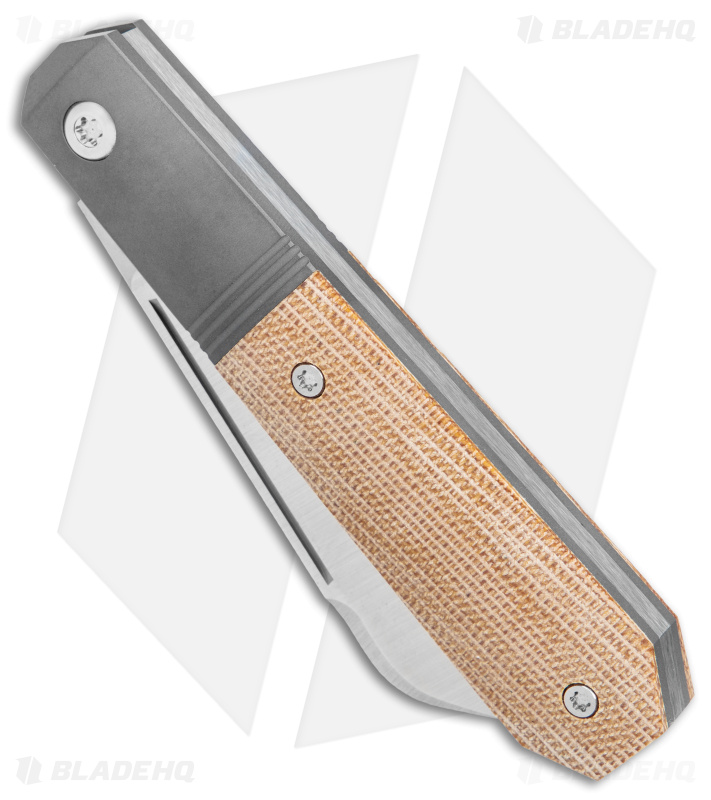 Jack Wolf Knives Midnight Jack Natural Micarta - Blade HQ