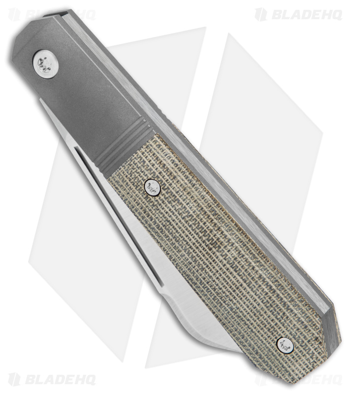 Jack Wolf Knives Midnight Jack OD Green Micarta - Blade HQ