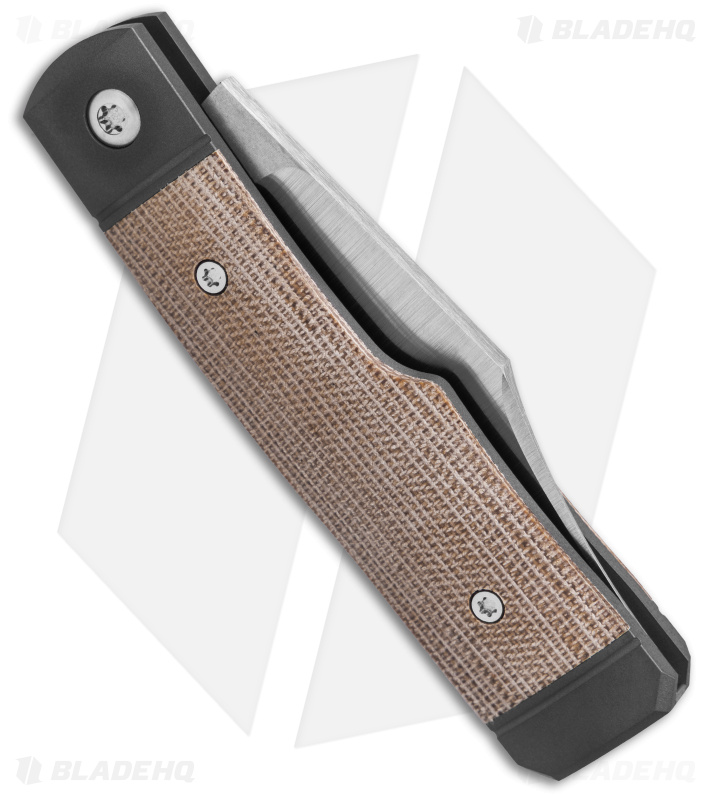 Jack Wolf Knives Sharpshooter Jack Knife | Natural Micarta | Blade HQ