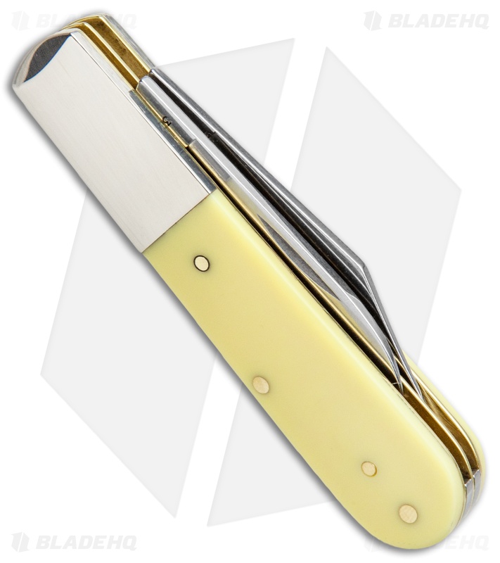 Case Knives Barlow Traditional Knife - Smooth Yellow Delrin
