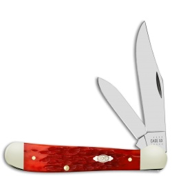 Case Copperhead | Pocket Knife | Dark Red Bone 31953 - Blade HQ