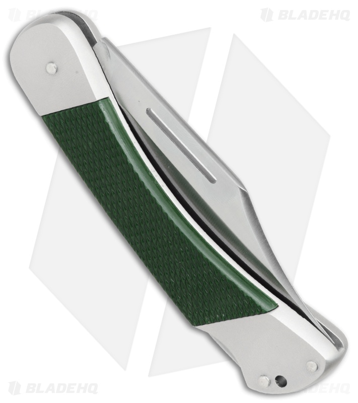 Puma Packer Pocket Knife 4.375" Green Synthetic (230465) - Blade HQ