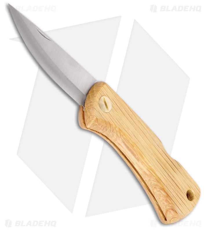 EKA Swede 88 Lockback Knife Wood (2.8" Satin) 618908 - Blade HQ