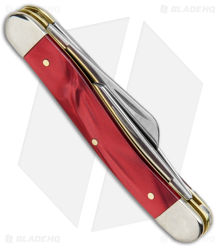 Case Medium Stockman | 3.625" Smooth Red Kirinite | Blade HQ
