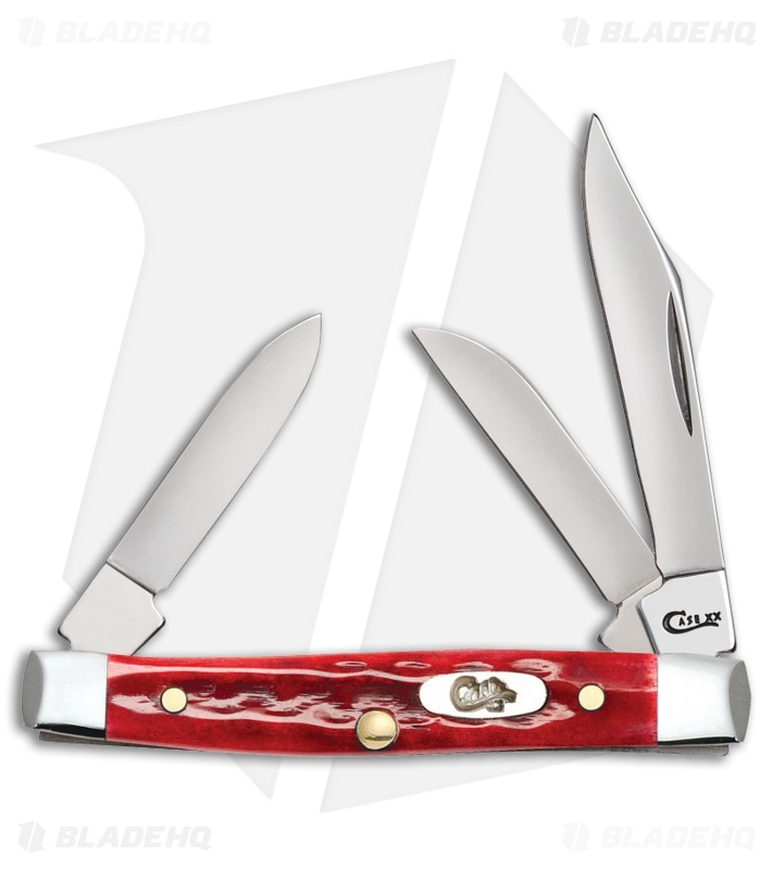 Case Small Stockman Pocket Knife 2.625" Old Red Jigged Bone (6333 SS ...