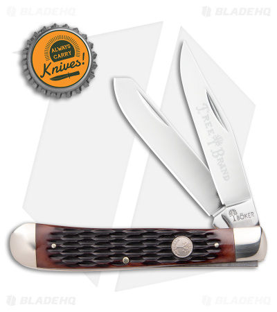 Boker Trapper Traditional Pocket Knife Brown Bone | Blade HQ