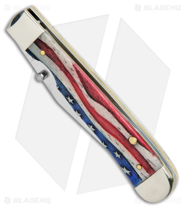 Case Kickstart TrapperLock Assisted Knife Embelished Bone (6154AC SS ...