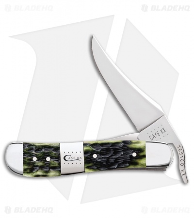 Case Tang Stamp Series Mint Set Olive Green Bone Peachseed Jig w/ Wood ...