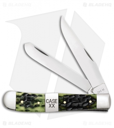 Case Tang Stamp Series Mint Set Olive Green Bone Peachseed Jig w/ Wood ...