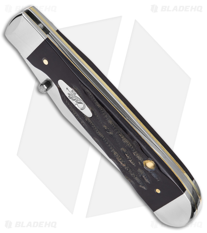 Case Kickstart TrapperLock Horn (BH154AC SS) - Blade HQ