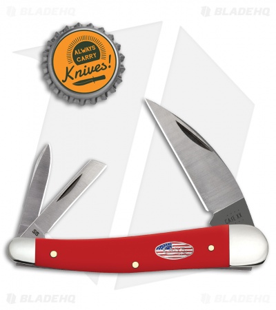 Case American Workman Seahorse Whittler Pocket Knife 4" Smooth Red ...