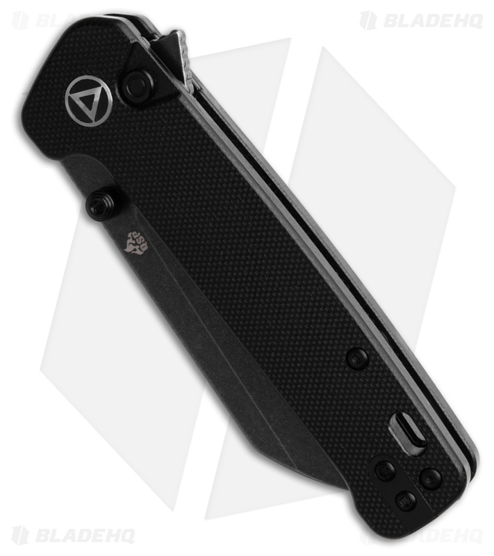 QSP Penguin Knife Black G-10 Sheepsfoot Black SW 14C28N