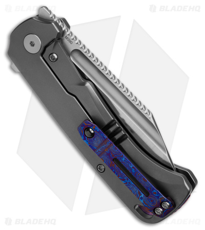 QSP Rhino Frame Lock Knife BB Ti (Satin Compound) - Blade HQ
