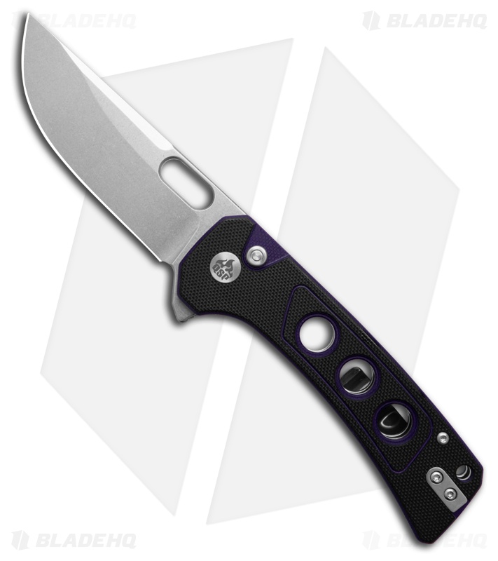 QSP Unicorn Knife Black/Purple G-10 SW